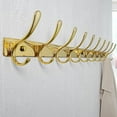 Coat Rack Wall Mounted - 10 Hooks, Heavy Duty, Stainless Steel, Metal ...