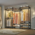 VIPEK V5L Garment Rack Heavy Duty Clothes Rack with Dimmable LED Lights ...