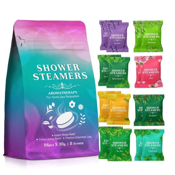 Aromatherapy Shower Tablets, 16 Count Long Lasting Shower Scent ...