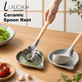 Special Green 1 Ceramic Spoon Rest 6.50 x 5.63 x 1.46 in Stove Top ...