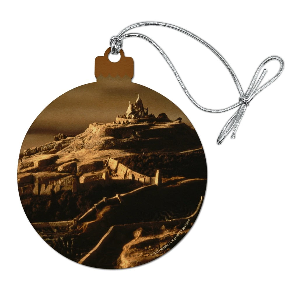 Labyrinth The Goblin City Wood Christmas Tree Holiday Ornament ...