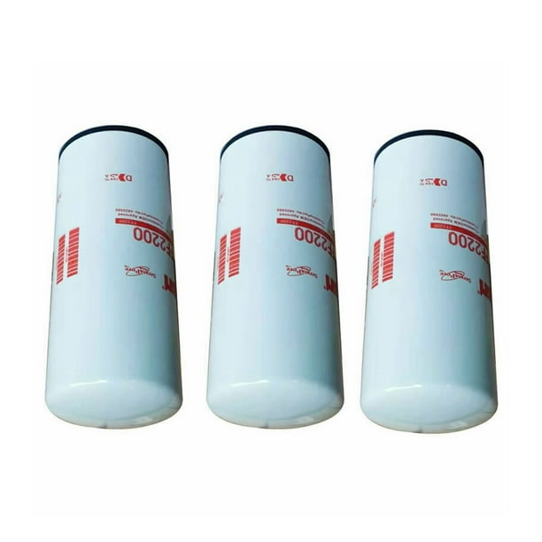 LisFaxbo 3 Packs Cummins Fleetguard FF2200 4088272 4920586 Fuel Filter ...