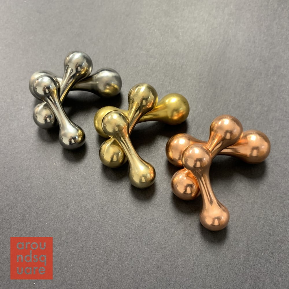AroundSquare Knucklebone Mini Skill Toy - Begleri (Stainless Steel ...