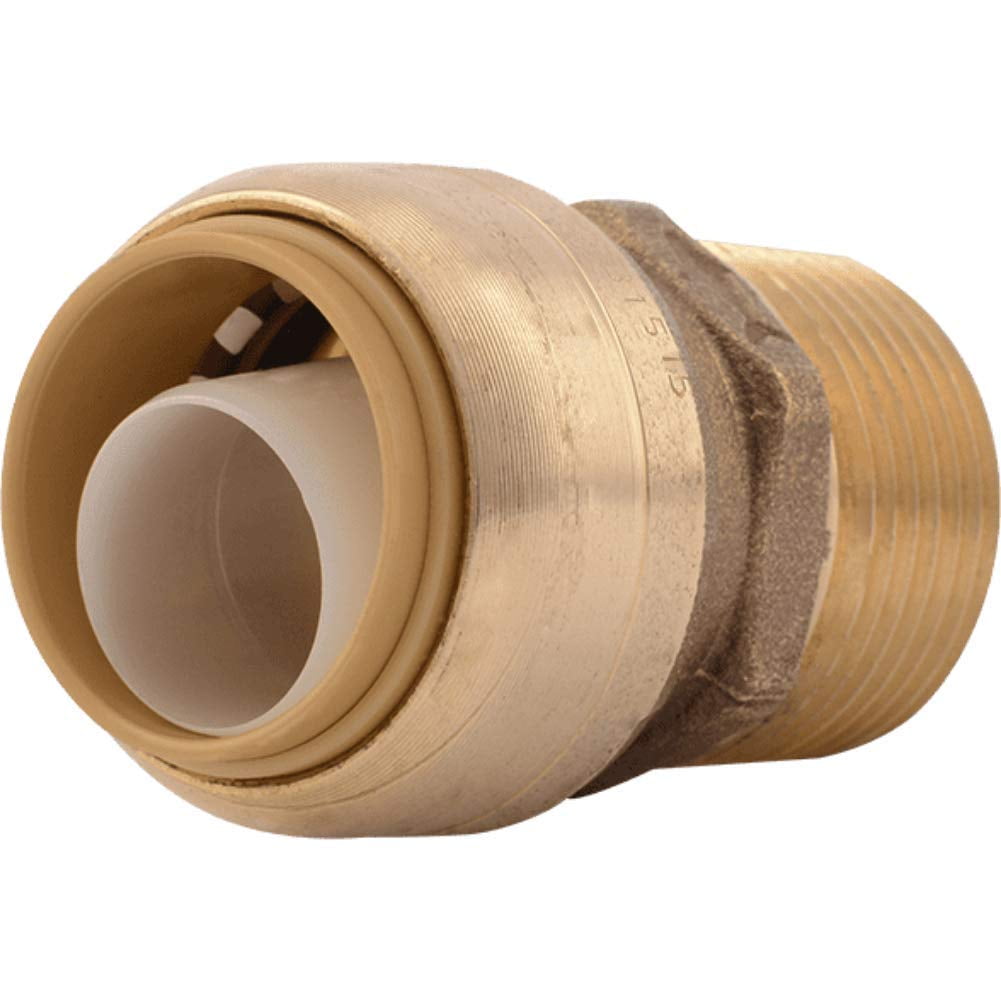 SharkBite U134LFA Straight Connector Plumbing Male 3 4 In MNPT PEX