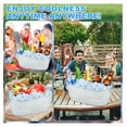 4PCS 4 Gallon Galvanized Tub Champagne Bucket with Carry Handle Large ...