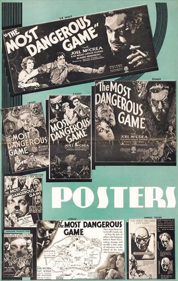 The Most Dangerous Game - movie POSTER (Style C) (27" x 40") (1932 ...