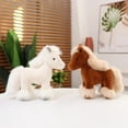 Real Life Horse Plush Dolls Stuffed Animal High Quality Super Realistic ...