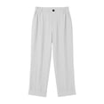 CHEEREAM Womens Capri Pants Wide Leg High Waist Casual Bottom Baggy ...
