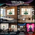 8 Pack Art Acoustic Panels Sound Absorbing Boho Art Green Pebble like ...