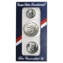 U.S. Mint 1976-S Bicentennial Silver Uncirculated Set, 3-Coin 40% ...