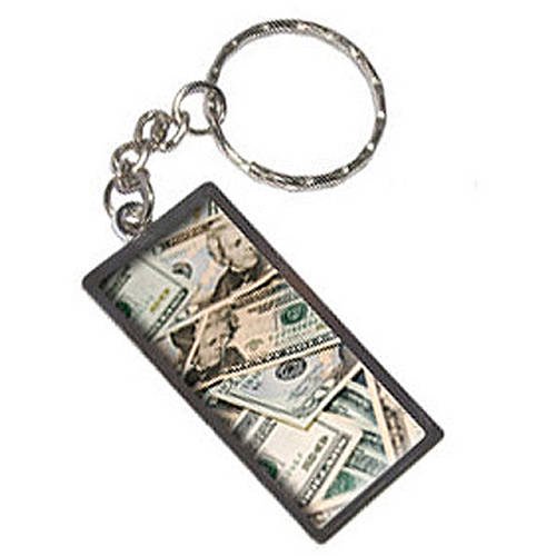 Twenty Dollar Bills Money Currency Keychain Key Chain Ring - Walmart ...