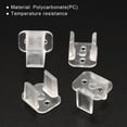 Uxcell Led Neon Mounting Clips, Fixing Clamps Holder Fit 8mm Silicone ...