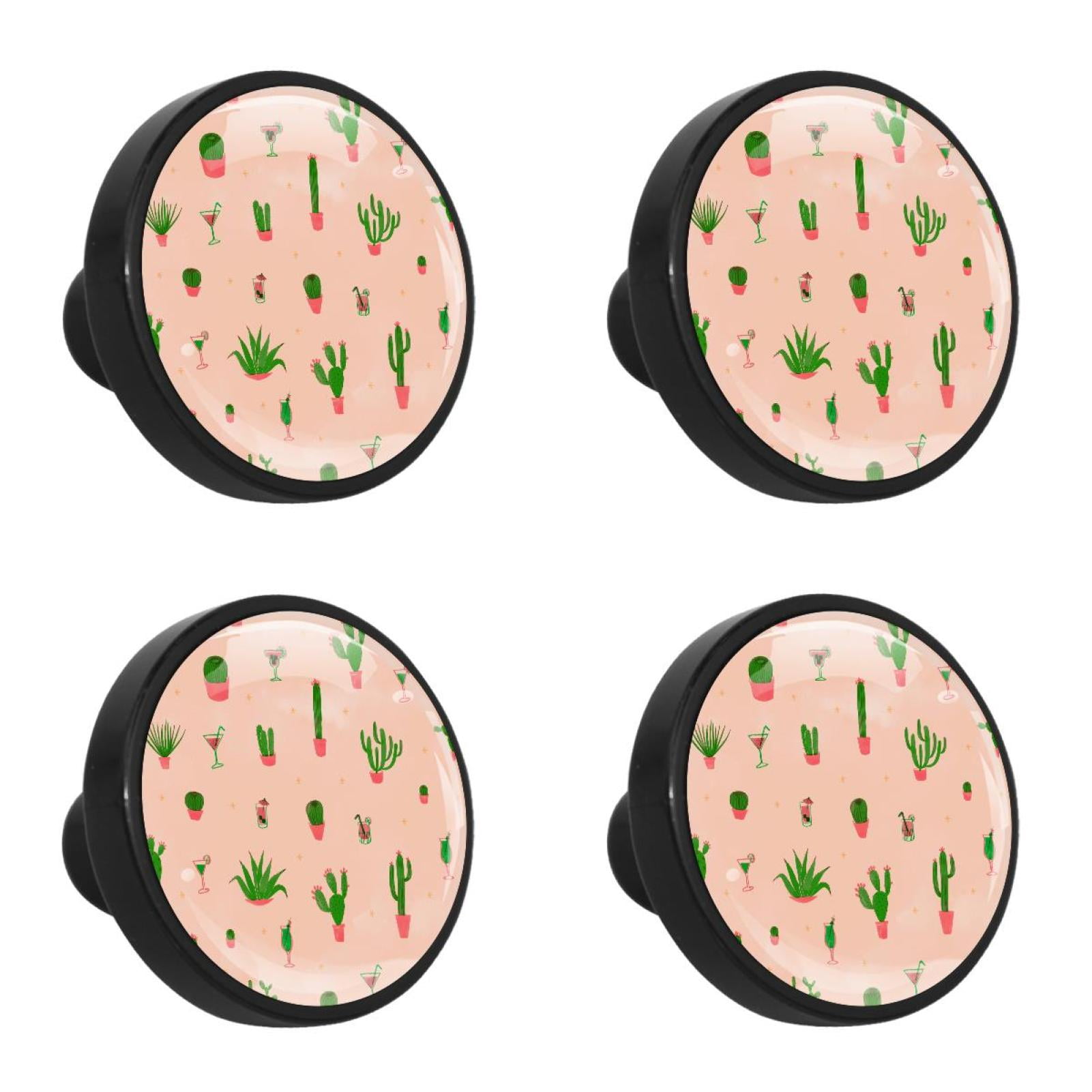 4 Pcs Cactus Knobs for Kitchen Cabinet Cupboard Dresser Bookcase Drawer ...