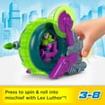 Imaginext DC Super Friends Lex Luthor Spinning Saw Vehicle & Figure Set ...