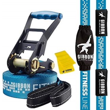 Flybold Slackline Kit for Kids & Adults - 57 Feet with Training Line ...