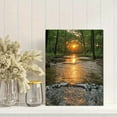 Sunset River Landscape Canvas Print/Wall Art， Suitable for Living Room ...