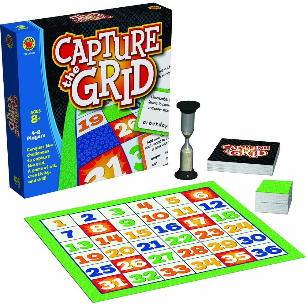Capture the Grid Educational Board Game - Walmart.com - Walmart.com