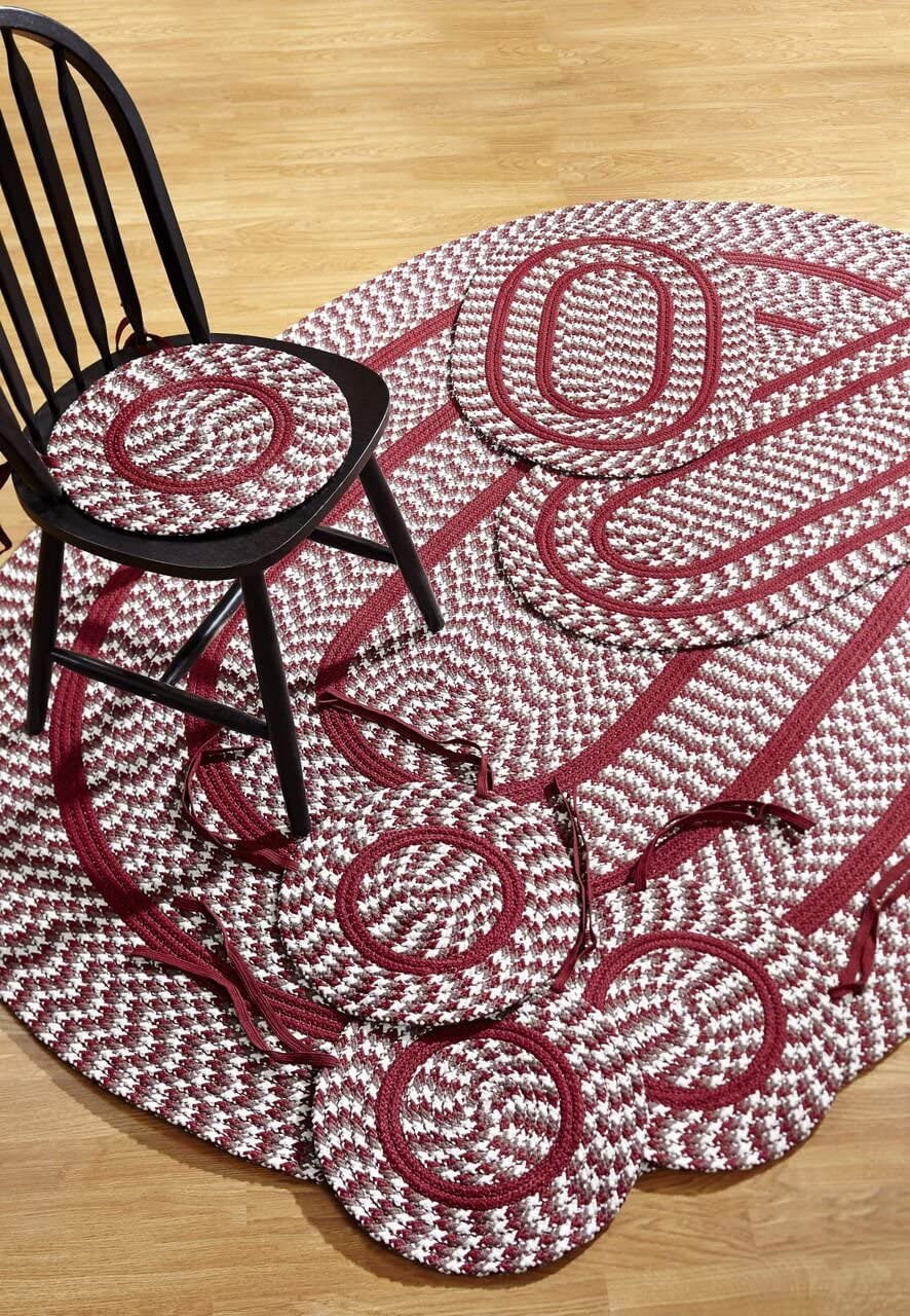 Better Trends Crecent Braid Reversible Indoor Area Utility Rug 100% ...