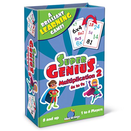 Super Genius - Multiplication 2 Card Game | Walmart Canada