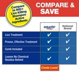 Equate Lice Killing Shampoo, Step 1 Lice Treatment For Kids and Adults ...