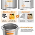 AINUO 44QT Stainless Steel Turkey Fryer Pot, with Steamer Basket Lid ...