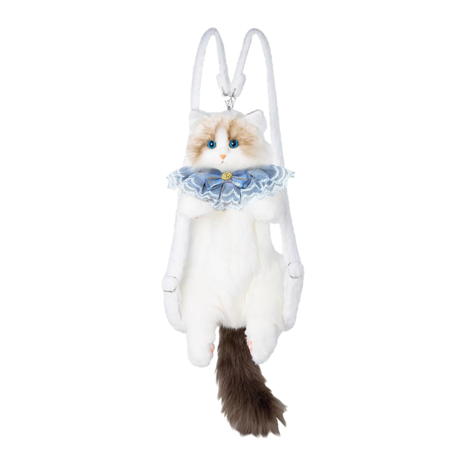 Mochila de peluche con forma de gato Fernando para niñas y adolescentes ...