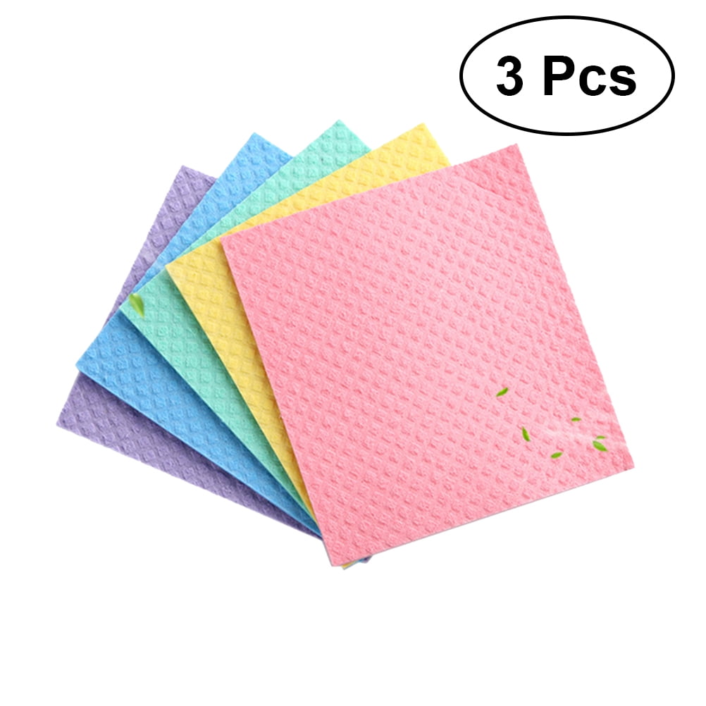 3Pcs Multicolor Dishwashing Sponge Kitchen Cleaning Kitchenwear Sink ...