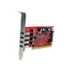 StarTech PCIUSB3S4 4 Port Pci Usb 3.0 Card W/ Sata Power - Walmart.com