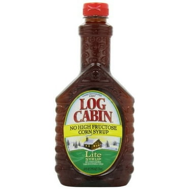 Log Cabin All Natural Table Syrup, 22 fl oz, pure maple flavor, no ...