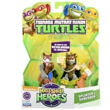 Splinter & Shredder Action Figure 2-Pack Half Shell Heroes - Walmart.com