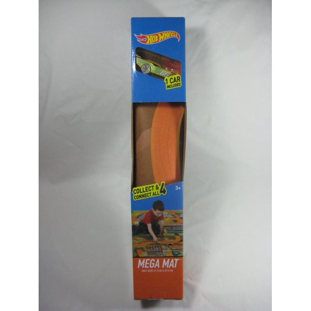 Mega Mat Construction Site with Hot Wheels Diecast Car Collect ...