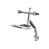 Amer Networks Sit-Stand Swing Arm Wall Mount Computer Workstation ...