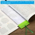 Uxcell Bookmark Magnifier Ruler 3X Magnifying Sheet Page Magnifier Lens ...