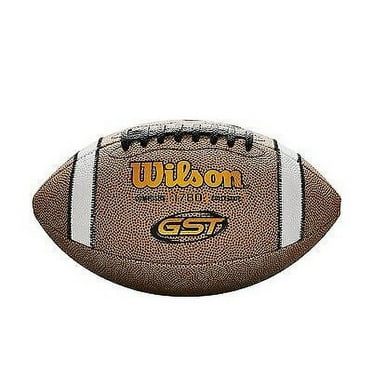 Wilson GST 1003 Official Size Leather Game Football - Walmart.com