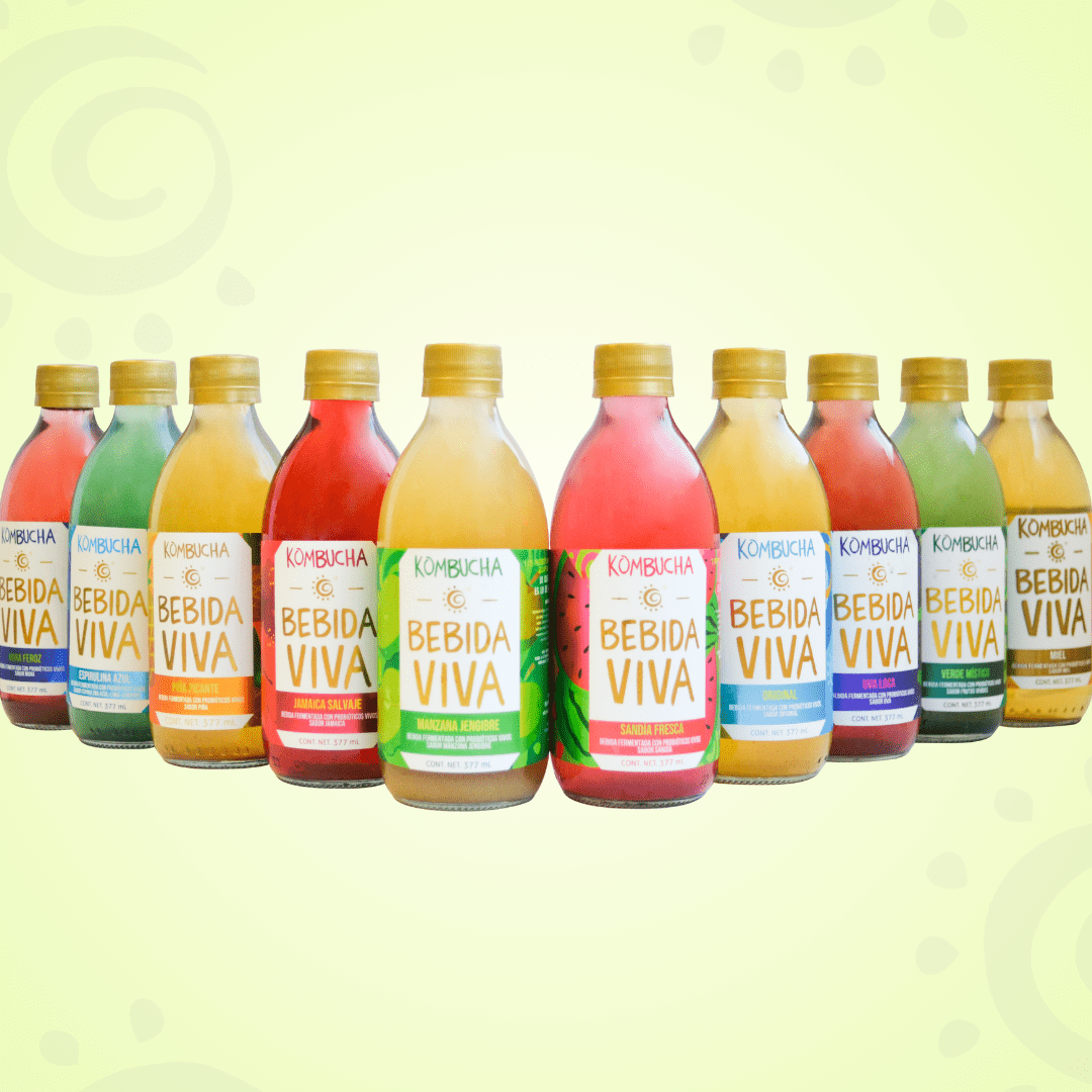 Bebida Viva Kombucha / Bebida Probiótica 30-Pack (377 ml c/u) Bebida ...