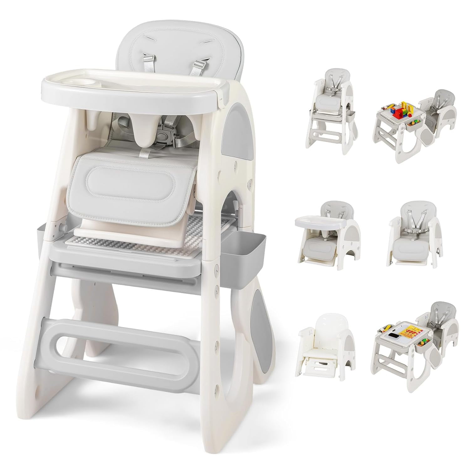 Click here for Olakids Infans 8 In 1 Baby High Chair  Converts To... prices