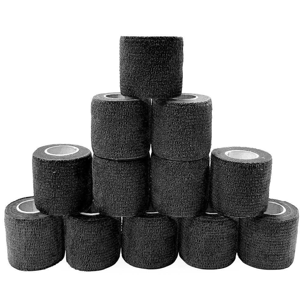 Click here for Geloo 12 Pcs Black Elastic Self-Adhesive Bandage 5... prices