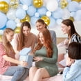 Bloonsy Thomas Multi-color Baby Boy Shower Balloon Arch Latex Party ...