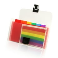 Expanding Check Cheque Bill File Folder with 13 Pockets Portable Coupon ...