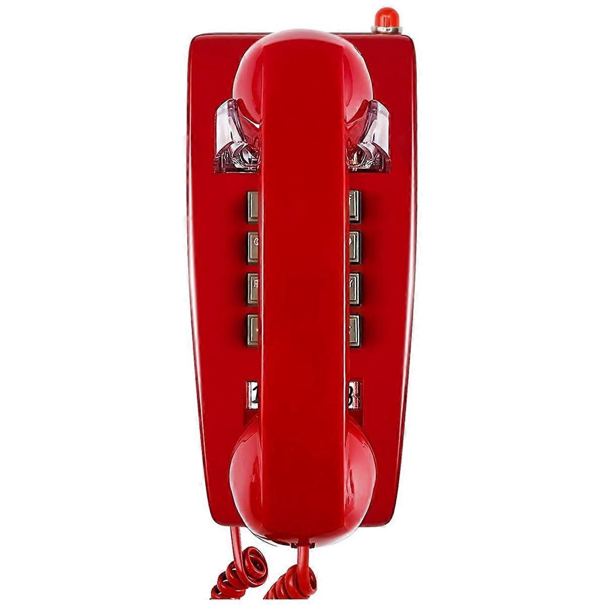 Teléfonos de pared clásicos para línea fija con timbre mecánico ...