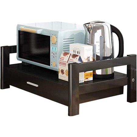 Plannu Kitchen Microwave Oven Rack Cabinet countertops Seasoning ...