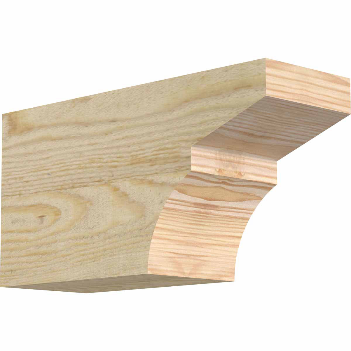 4"W x 6"H x 12"L Monterey Rough Sawn Rafter Tail, Douglas Fir - Walmart.com