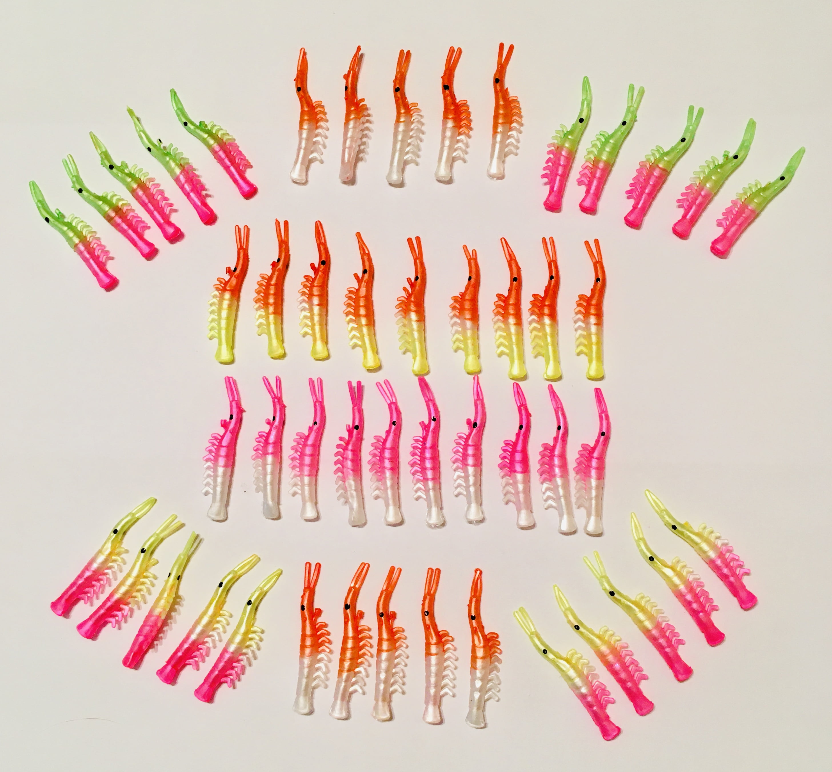 KOKOPROS UV Hand Dyed Kokanee Shrimp Plastic Lures for Kokanee Salmon ...