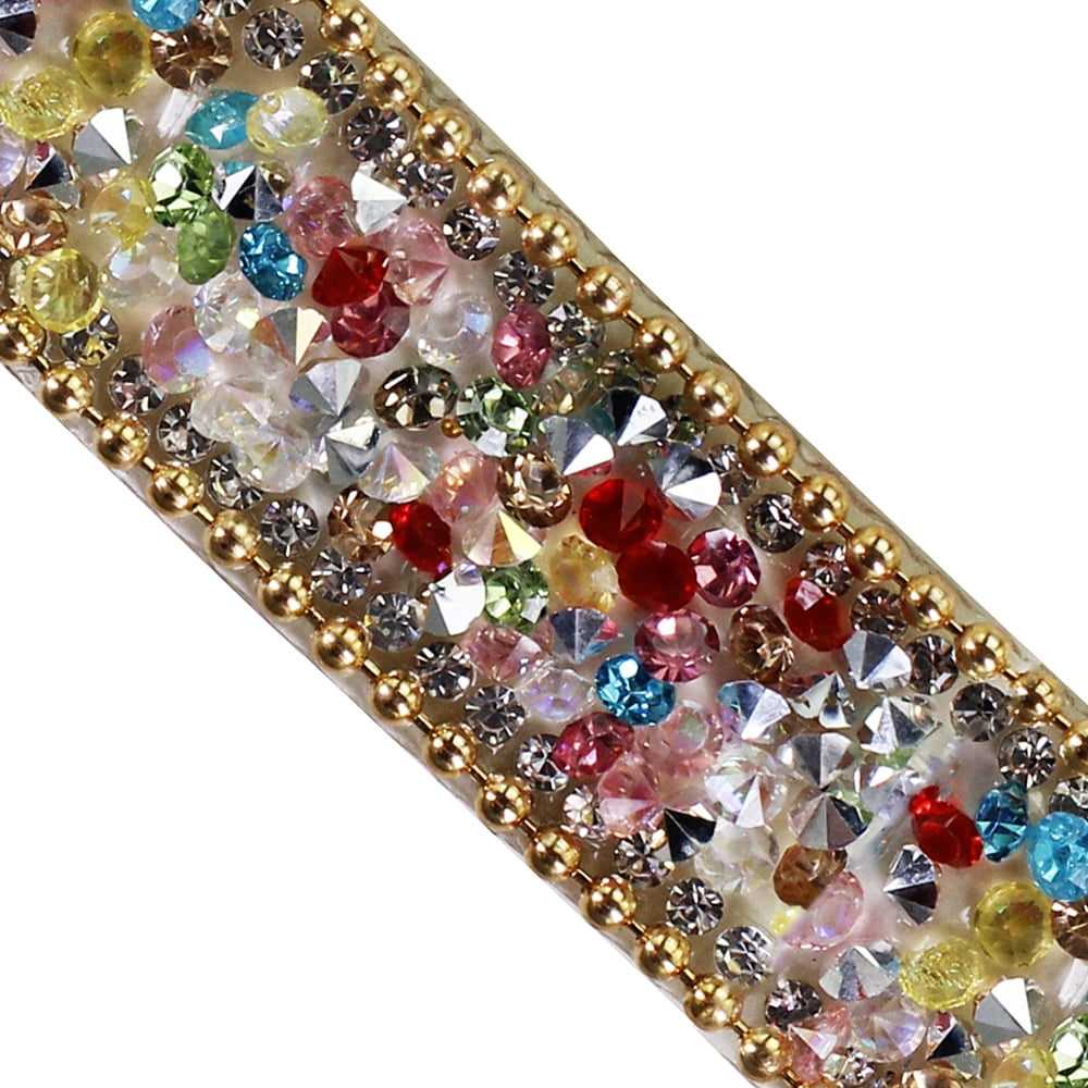 Hot Fix Rhinestones Trim Crystal Rhinestone Applique Trimming Diamond ...