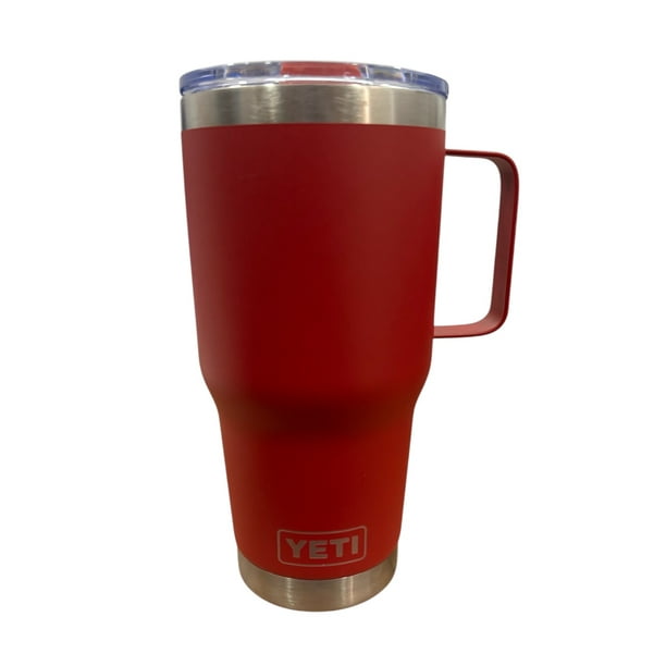 Termo de acero inoxidable Yeti Rambler Coffe color rojo de 30 onzas ...