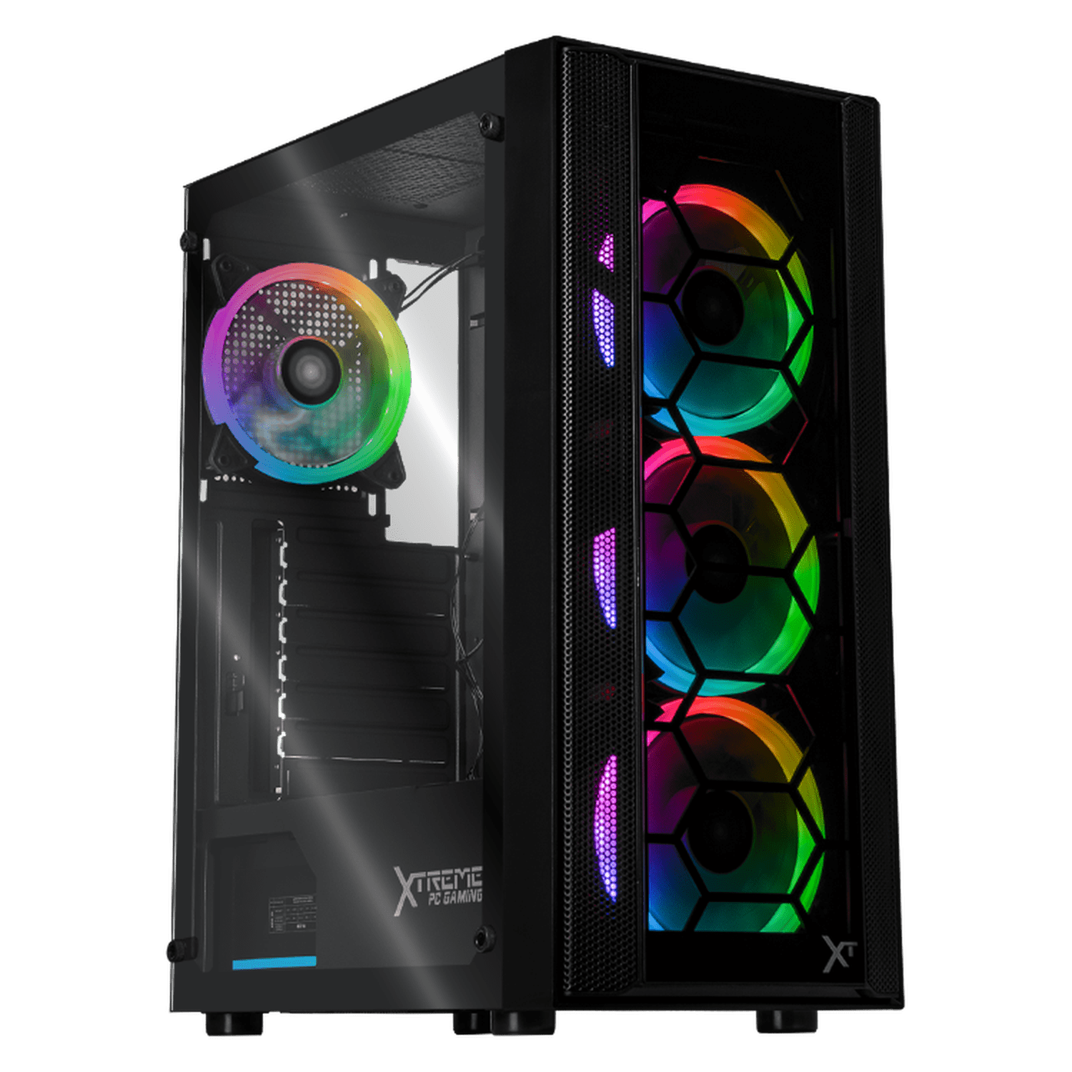 Gabinete Gamer XTREME PC GAMING Kronos Media Torre ATX 600W 4 Fan ...