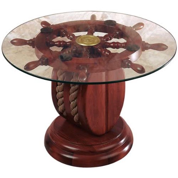 Ship Wheel Table