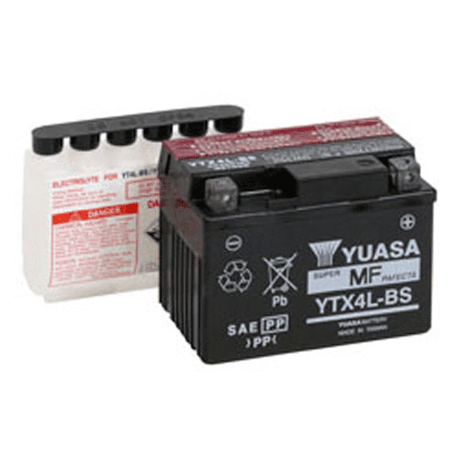 YUASA YTX4L-BS MAINTENANCE FREE 12 VOLT BATTERY - Walmart.com - Walmart.com