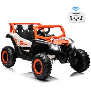 Joyracer 24V Ride on Car w/ Remote Control, 4WD Powered Electric Off ...
