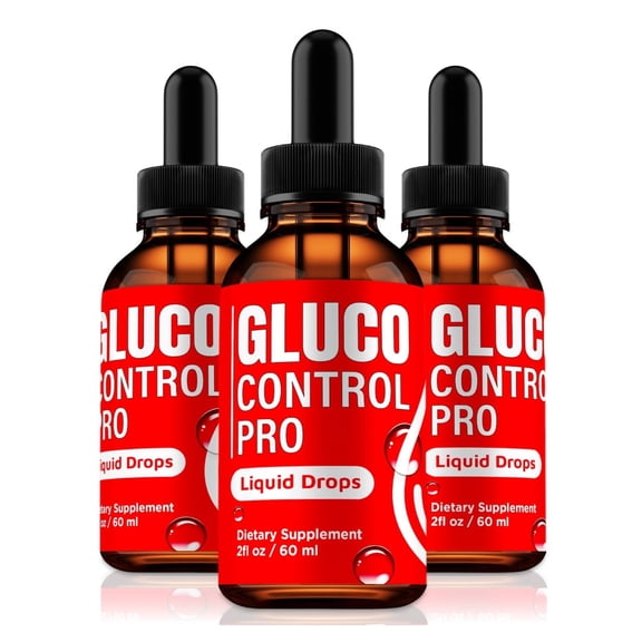 Gluco Control Liquid Drops, Natural Blood Sugar Support, 5 Pack, 5 ...